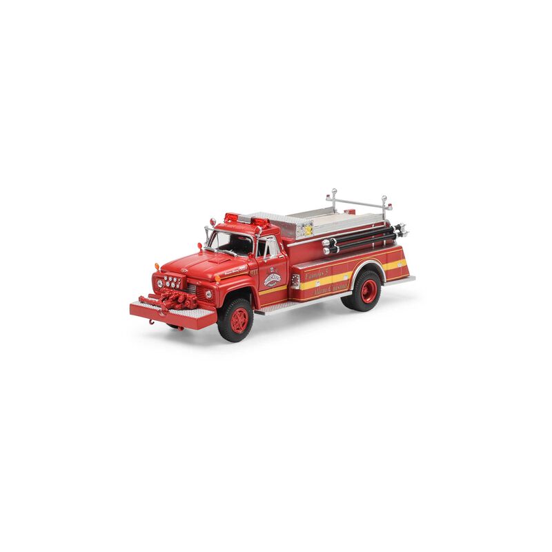 HO Ford F-850 Fire Truck, Firehouse Diner #911 Model Train | Athearn