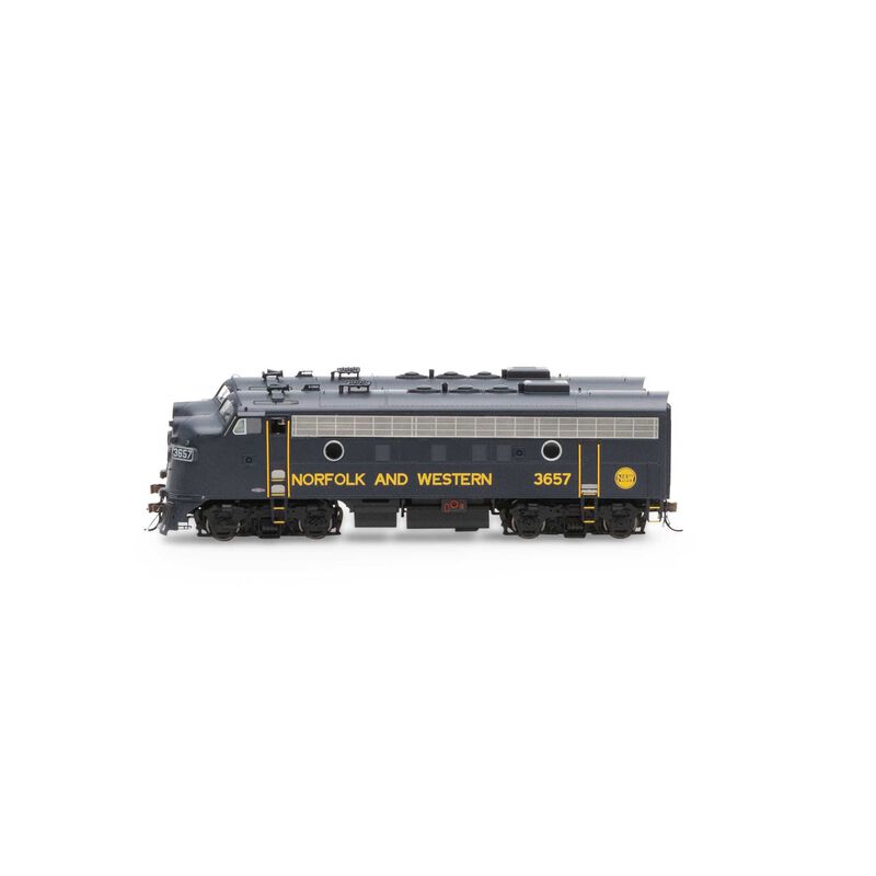 HO F7 A/A with DCC & Sound, N&W/Freight #3657/#3659 Model Train ...