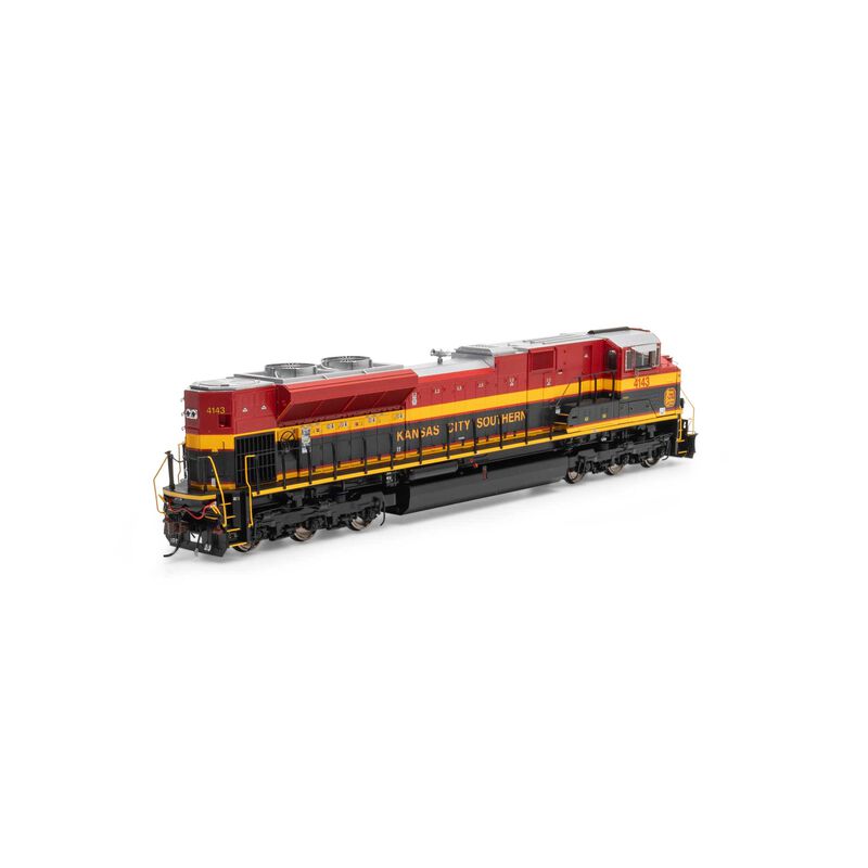HO SD70ACe Locomotive with DCC & Sound, KCS #4143 Model Train | Athearn
