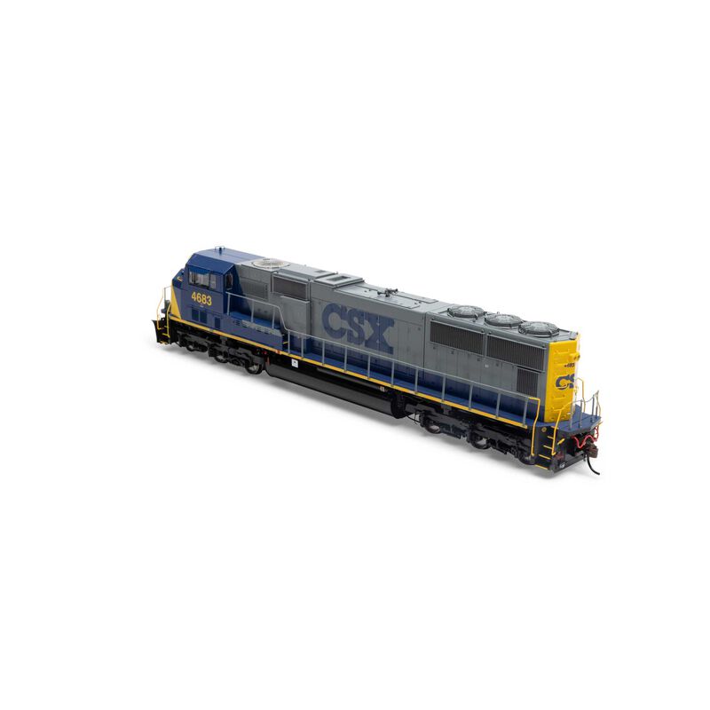 HO SD70M Locomotive with DCC & Sound, CSX / YN2 #4683 Model Train ...