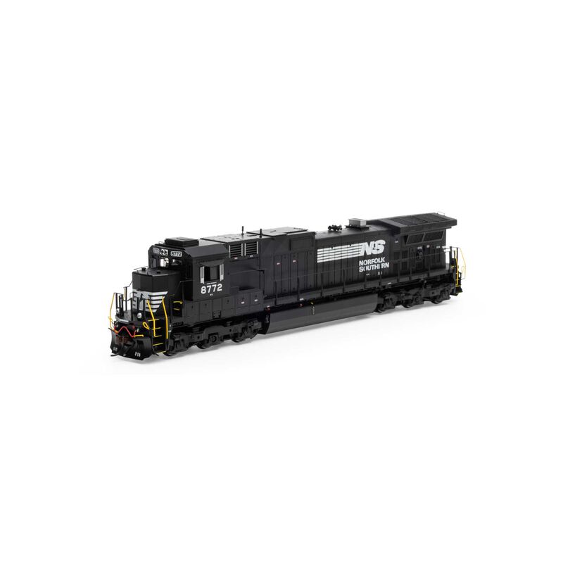 HO Dash 9-44CW Locomotive with DCC & Sound, NS #8772 Model Train | Athearn