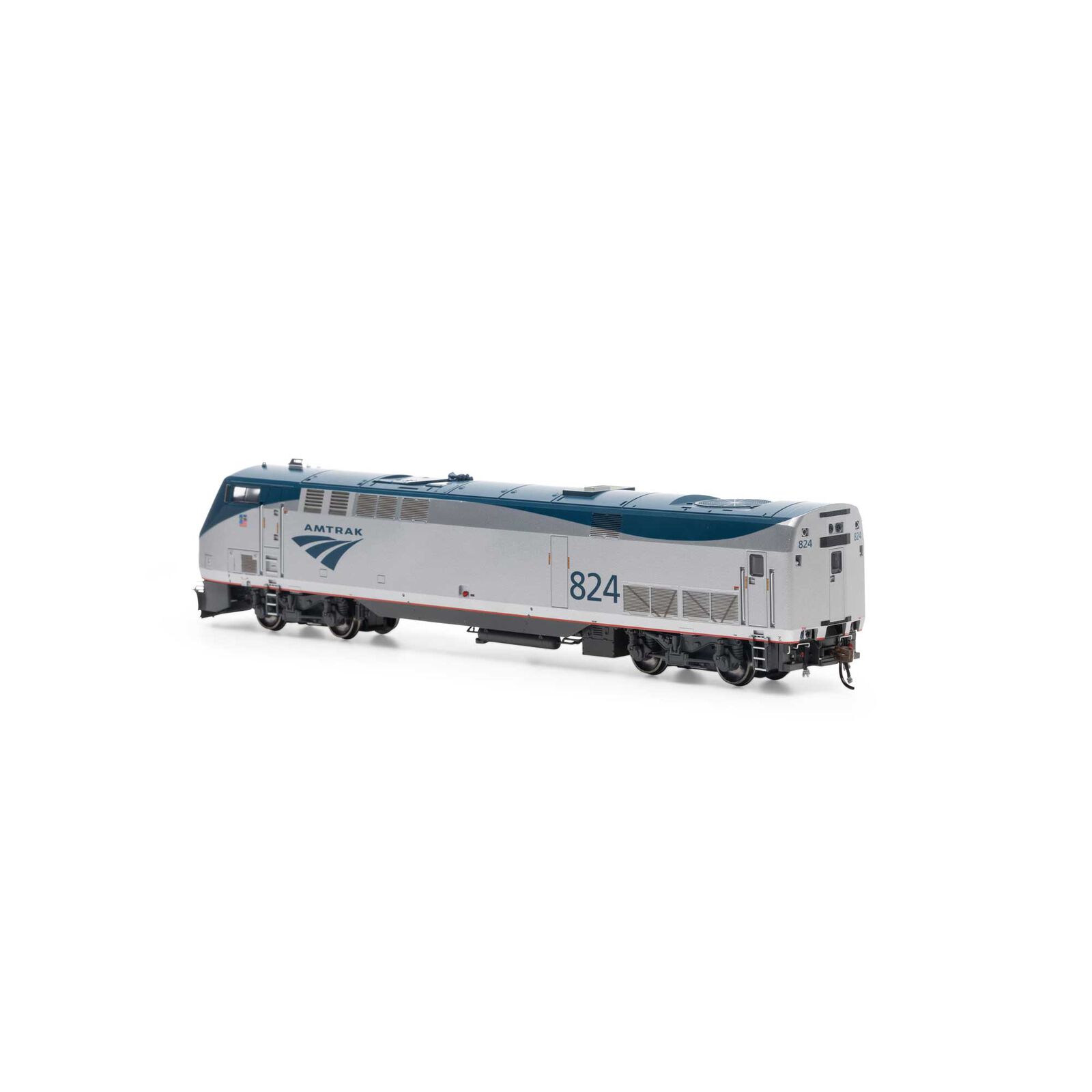 HO P40DC Locomotive with DCC & Sound, Amtrak, Phase V #824 Model Train ...