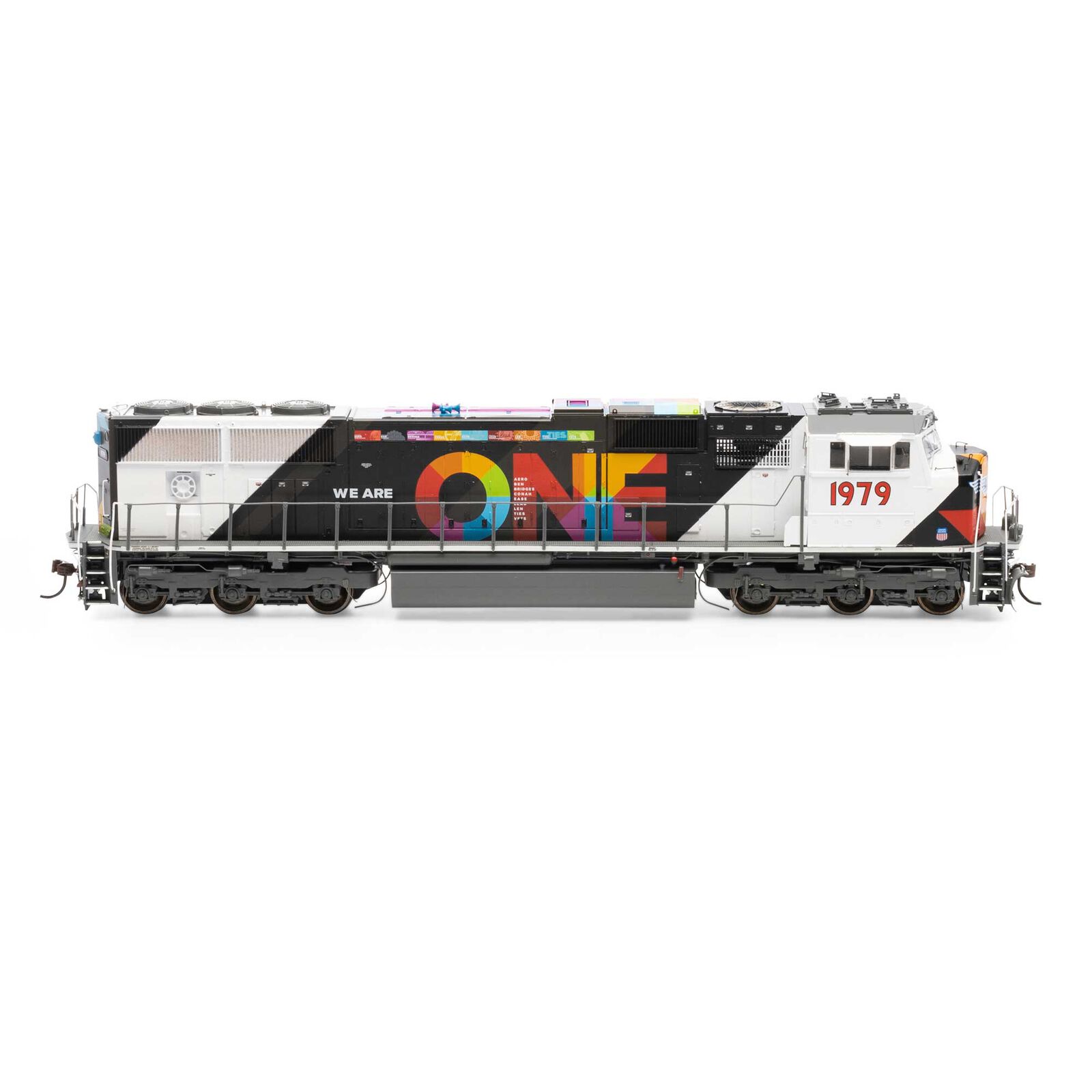 HO SD70M with DCC & Sound, UP/We are One #1979 Model Train | Athearn