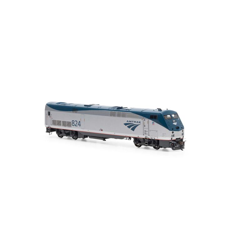 HO P40DC Locomotive with DCC & Sound, Amtrak, Phase V #824 Model Train | Athearn | Athearn