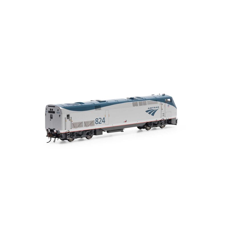 HO P40DC Locomotive with DCC & Sound, Amtrak, Phase V #824 Model Train | Athearn | Athearn
