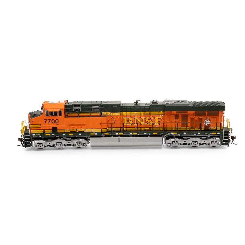 HO ES44DC Locomotive with DCC & Sound, BNSF #7700 Model Train | Athearn | Athearn