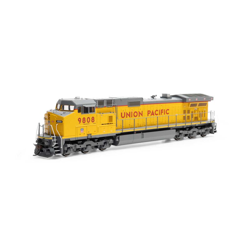 HO Dash 9-44CW Locomotive Sound-Ready, UP #9808 Model Train | Athearn