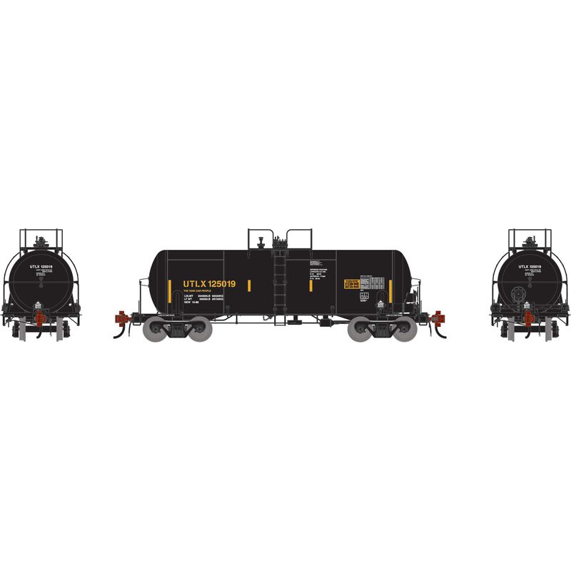 HO 13K Gallon Acid Tank Car, UTLX #125019 Model Train | Athearn