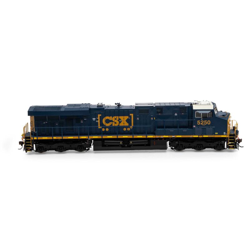 HO ES44DC Locomotive with DCC & Sound, CSX, Boxcar #5250 Model Train ...