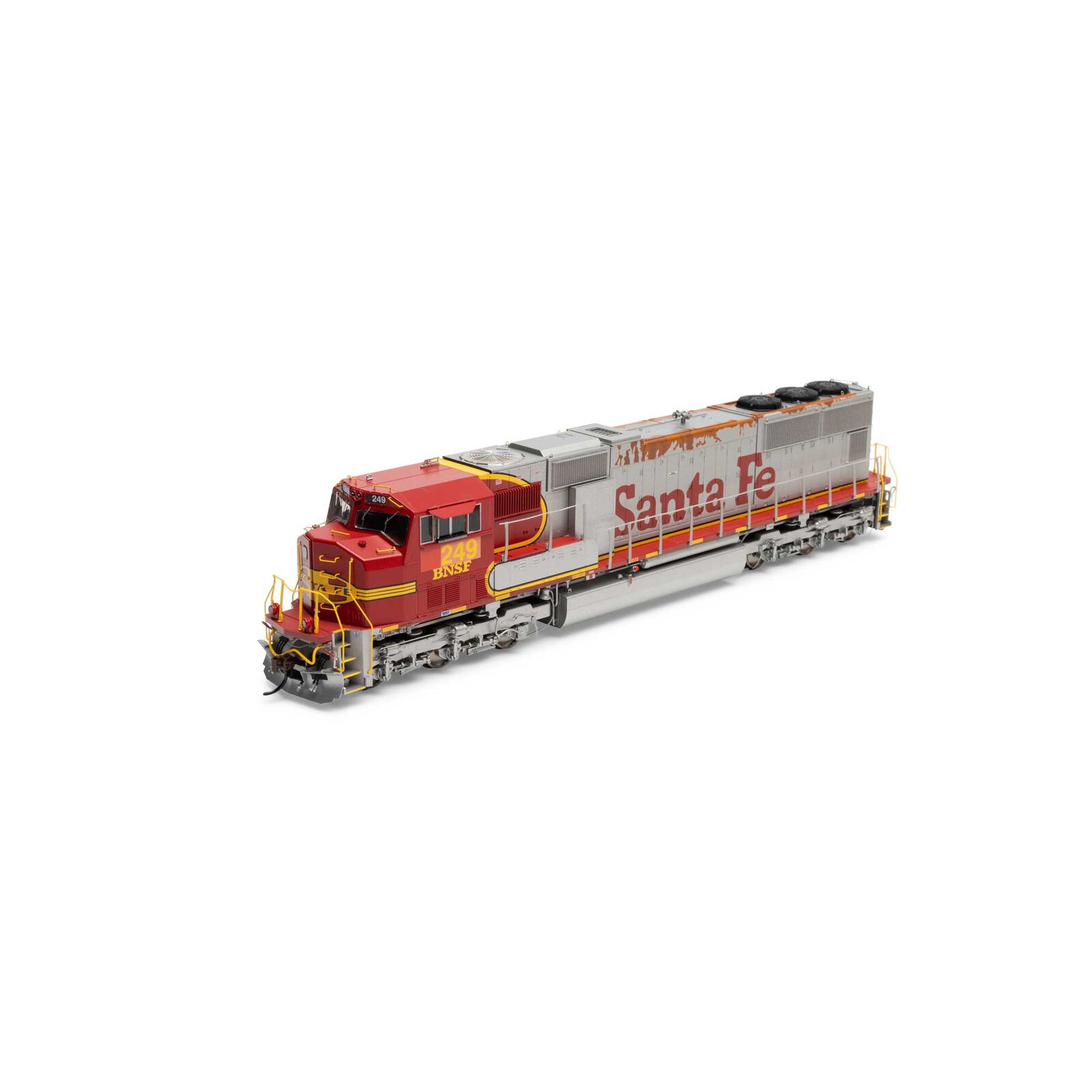 HO SD75M Locomotive with DCC & Sound, BNSF #249 Model Train | Athearn