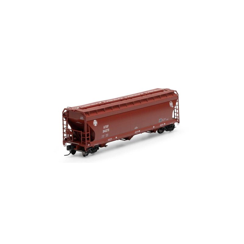 N ACF 4600 3-Bay Center Flow Hopper, ATSF #314275 Model Train | Athearn