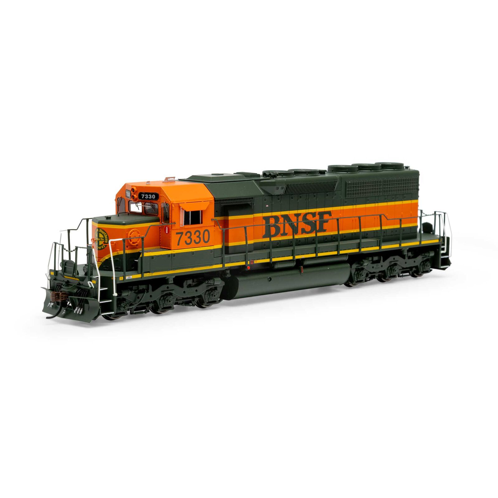 HO SD40-2 Locomotive with DCC & Sound, BNSF / Rebuilt #7330 Model Train | Athearn | Athearn
