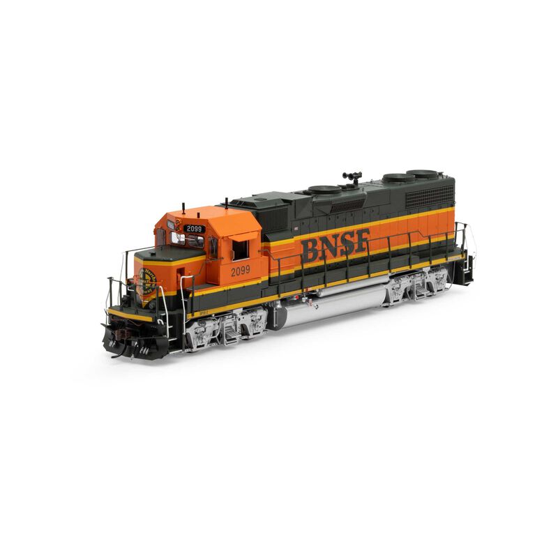 HO GP38-2 Locomotive with DCC & Sound, BNSF #2099 Model Train | Athearn