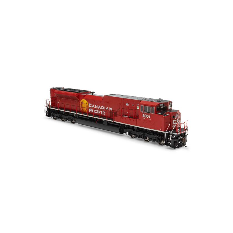 HO EMD SD90MAC-H Ph2 Locomotive, with DCC & Sound, CP #9301 Model Train | Athearn | Athearn