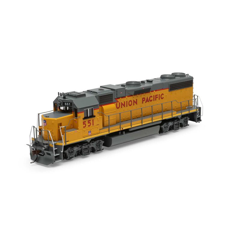 HO GP38-2 Locomotive, Sound-Ready with Speaker, UP #551 Model Train ...