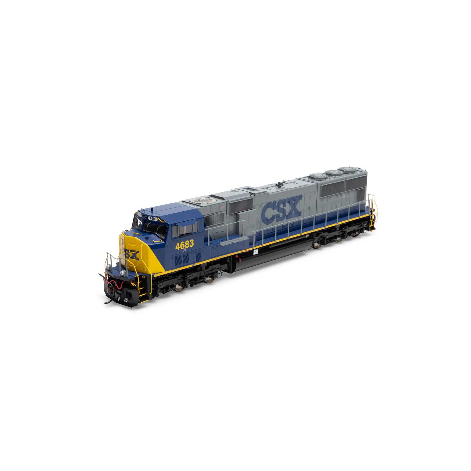 HO SD70M Locomotive with DCC & Sound, CSX / YN2 #4683 Model Train ...