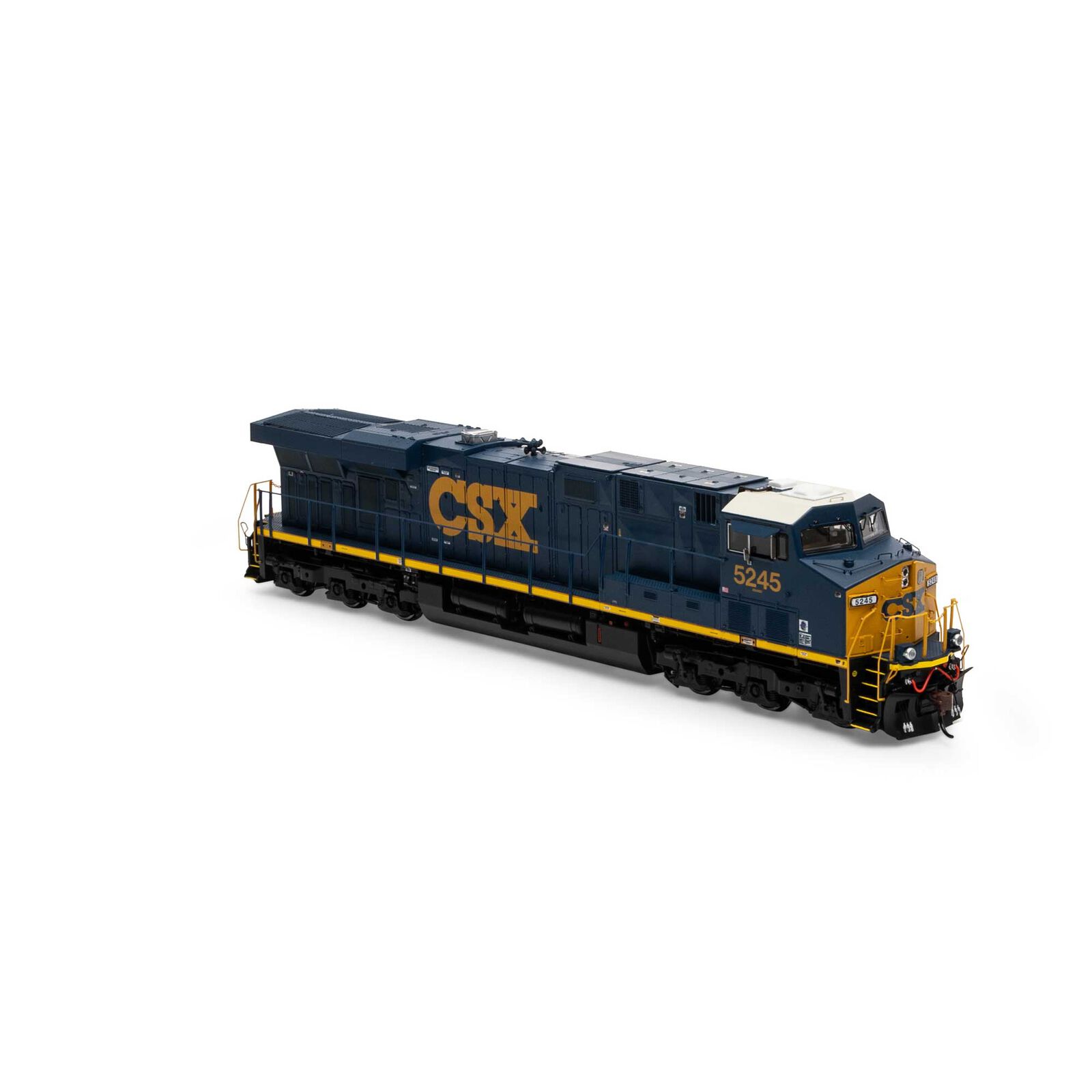 HO ES44DC Locomotive with DCC & Sound, CSX, YN3 #5245 Model Train | Athearn