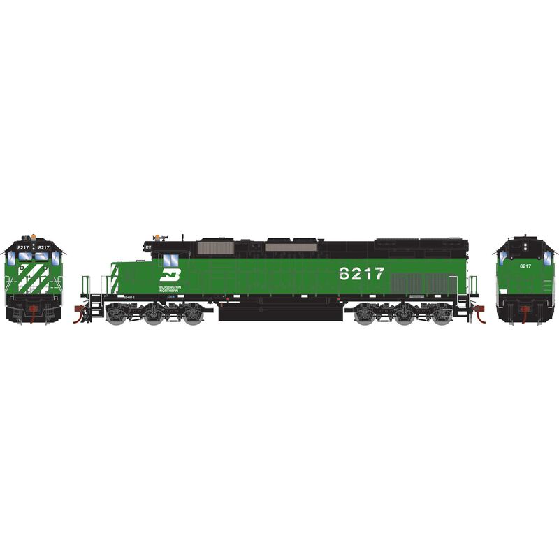 HO SD40T-2 Locomotive with DCC & Sound, LL BN #8217 Model Train | Athearn