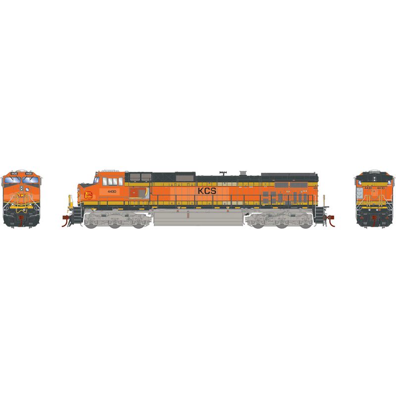HO Dash 9-44CW Locomotive, KCS #4430 Model Train | Athearn