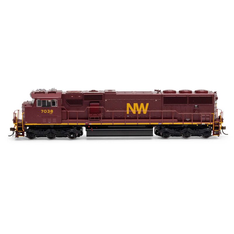 HO SD60E Locomotive with DCC & Sound, NS / NW / Heritage #7038 Model ...
